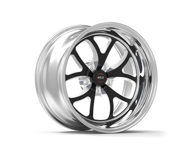 Weld S76 Black Center Front 17x5