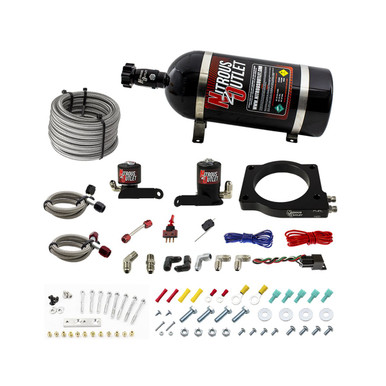 Nitrous Outlet Hardline 90mm Plate System, 15lb Bottle