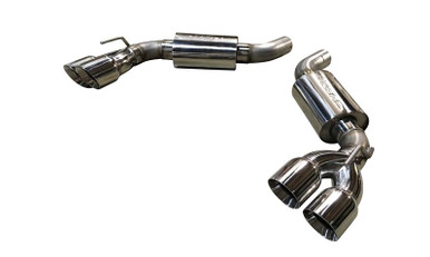 MRT 3" Version 2 Axle-Back Exhaust System, 3" Quad Polished Tips