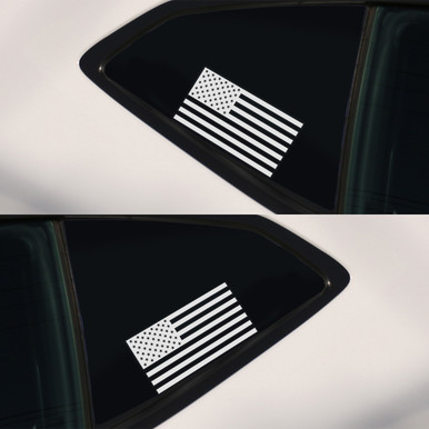 Phastek Double American Flag Decal