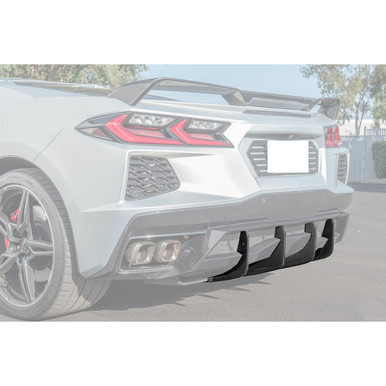 EOS Rear Diffuser Fins Add-On, Carbon Fiber