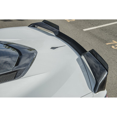 EOS Rear Spoiler Wicker Bill Extension, Hydro-Dipped Carbon Fiber