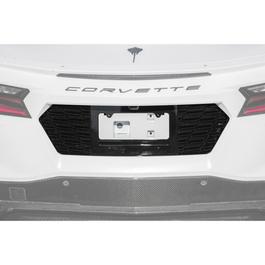 EOS License Plate Backing Cover, Carbon Flash Metallic