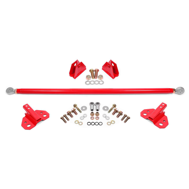 BMR Rear Shock Mount & Strut Tower Brace Kit, Red