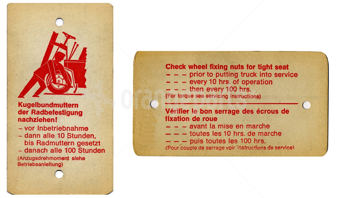 LINDE 0009381385 LABEL (INFORMATION)
