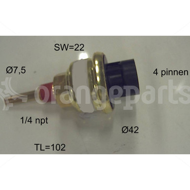 HYSTER 4142389 SWITCH - COOLANT LE