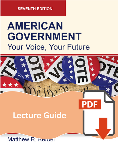 Lecture Guide for American Government 7e - Textbook Media