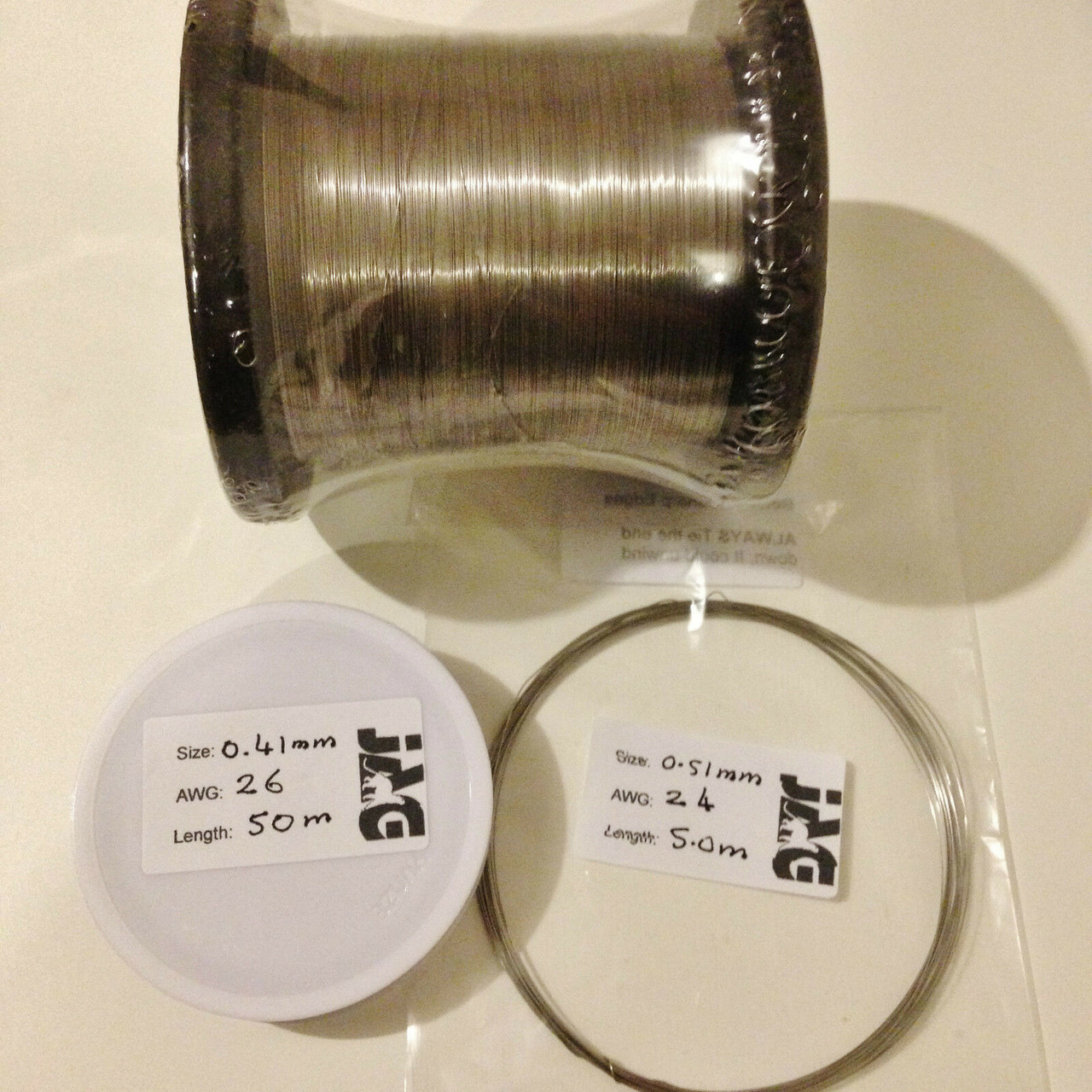 SS 316L& Kanthal Wire 22 to 34 AWG gauge (0.16-0.64mm),2m to 100 mtrs ...