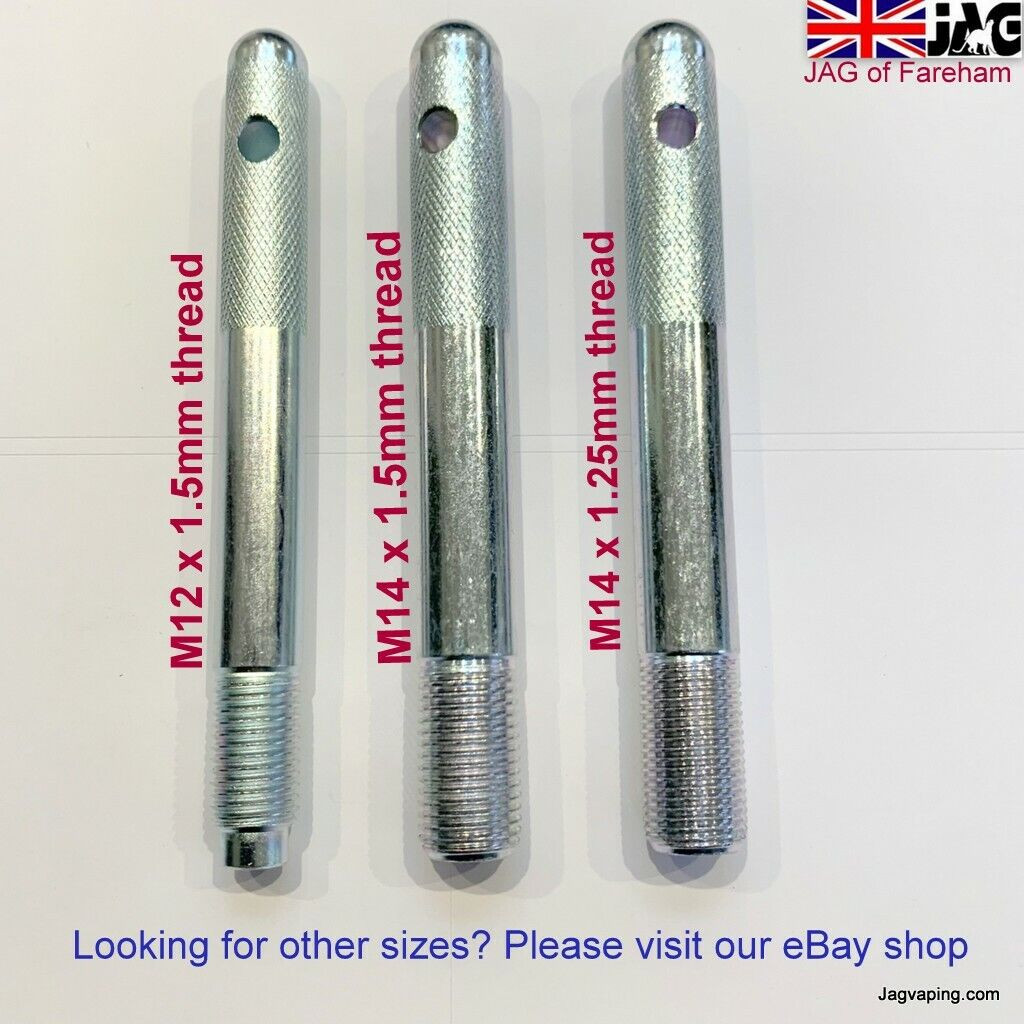 M12x1.5 Alloy wheel alignment guide tool, mount hanger pin, wheel lug ...
