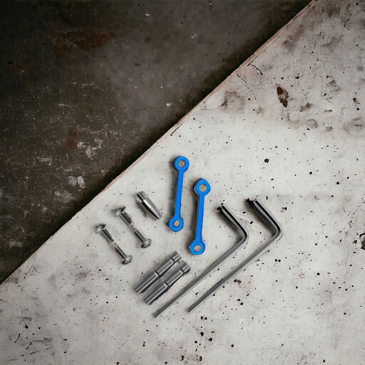 A1Armory AR-15 Anodized Blue Anti-Rotation Trigger/Hammer Pin Set
