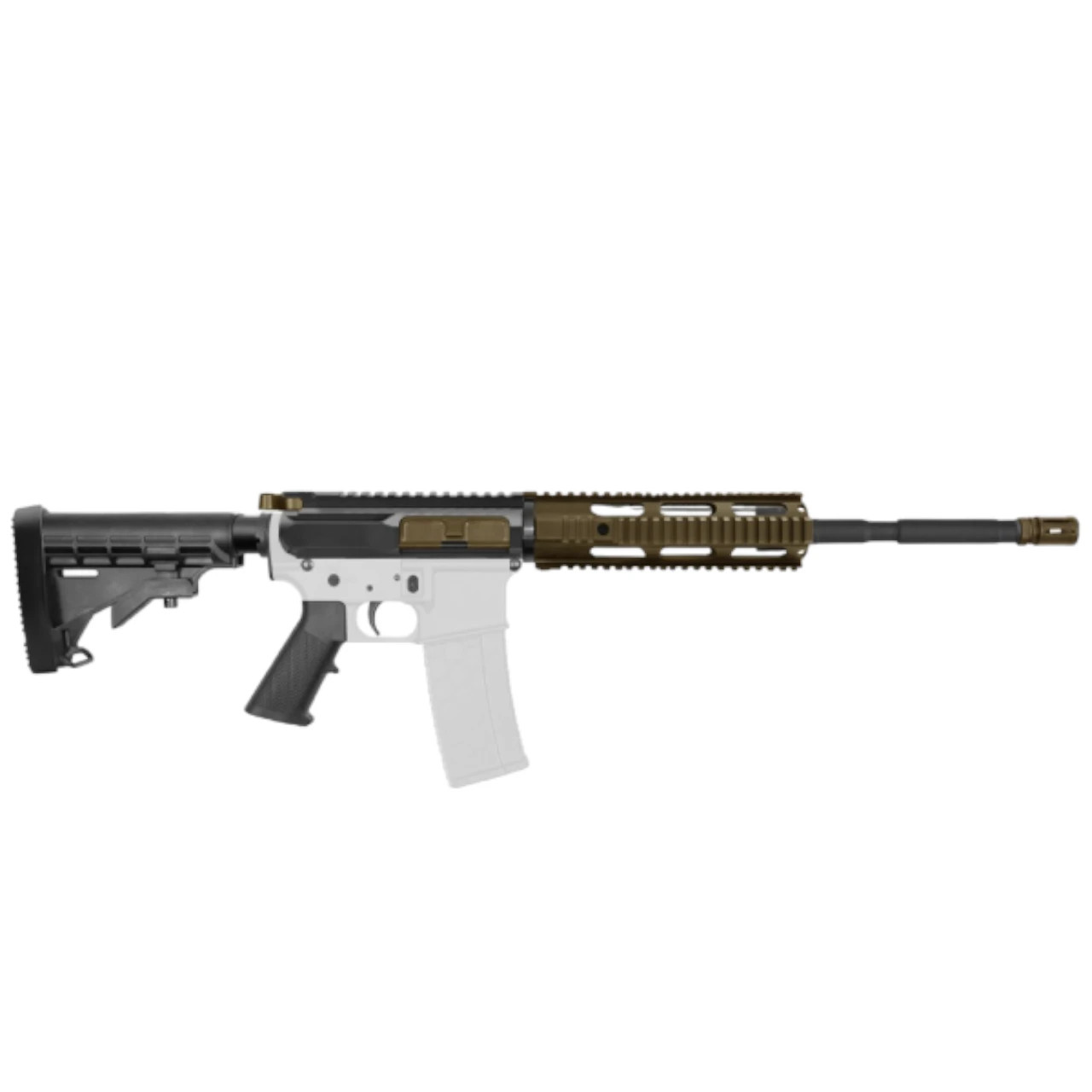 Tiger Rock AR-15 Burnt Bronze Enhanced Rifle Kit w 10" Handguard