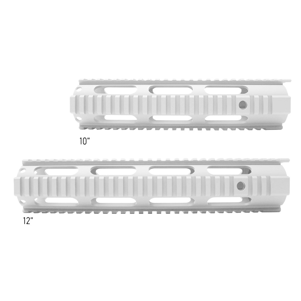 AR15 Cerakote Bright White Quad Rail Free Float Handguard