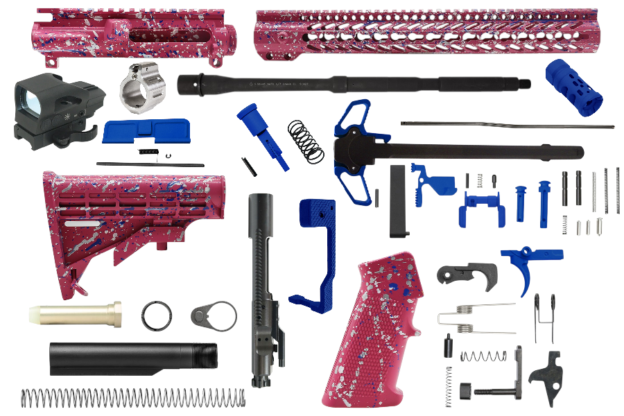 Shop Premium Pink AR-15 Gun Parts | Stylish & Durable Pink Rifle ...