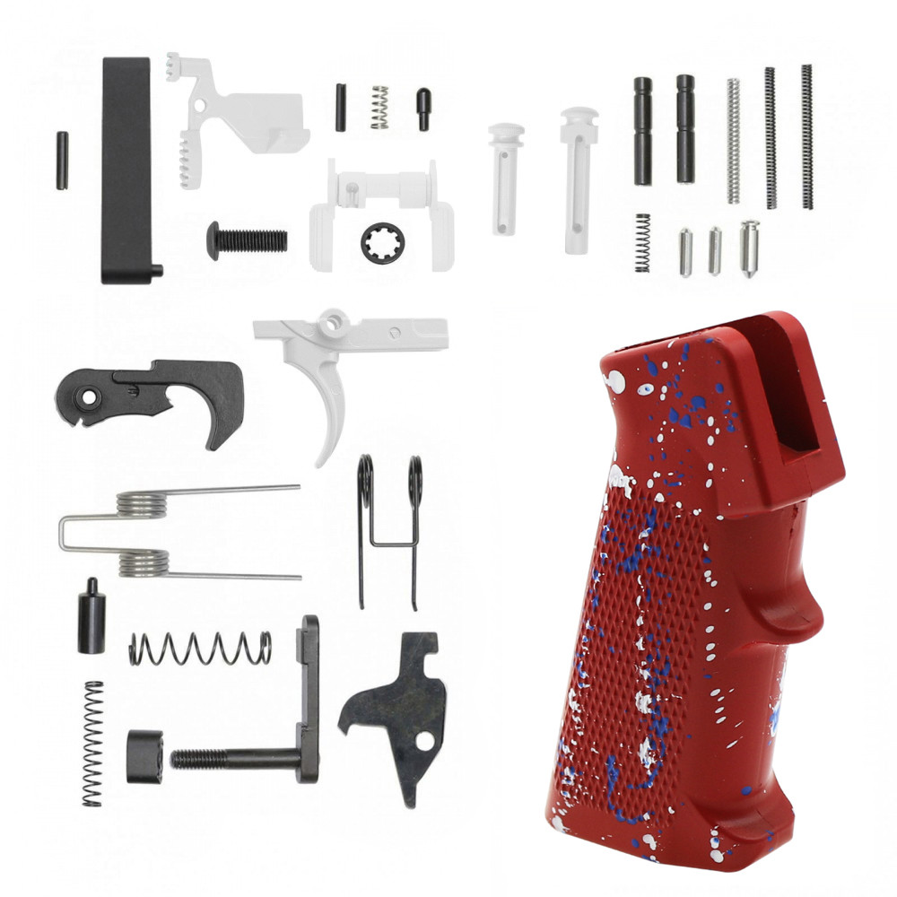 AR-15 Red Firearm Parts | Anodized & Cerakote | American Parts