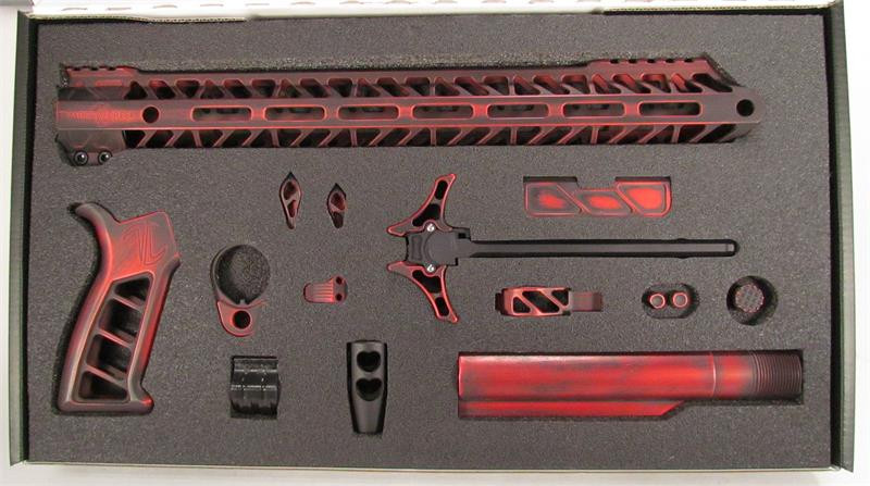 Custom Timber Creek 15" Battle Worn Red Enforcer Complete Build Kit