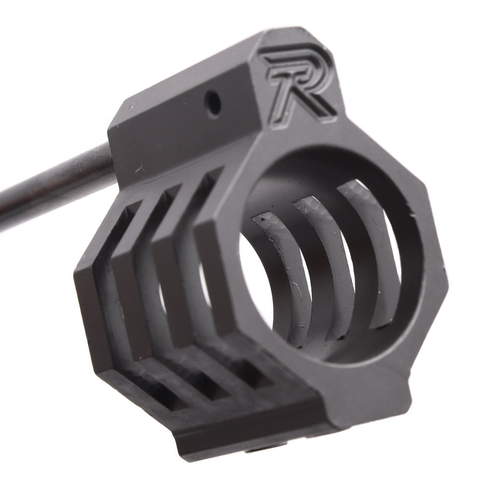 Assembled Black Caged .750 Gas Block With Carbine Length Gas Tube