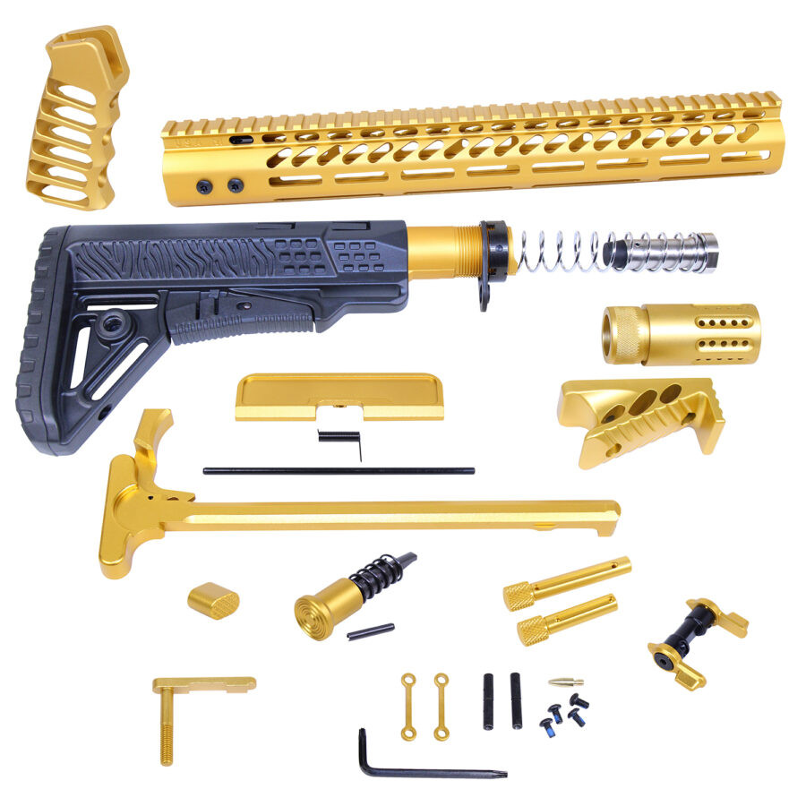 AR .308 Ultimate Anodized Gold Rifle Kit
