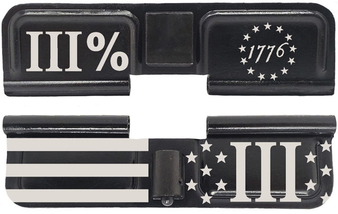 AR-15 3% 1776 Engraved Dust cover