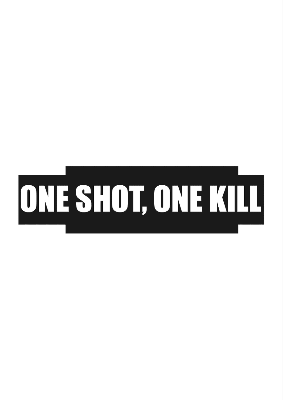 AR-15 One Shot One Kill Engraved Trigger Guard