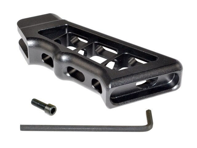 Presma Black Aluminum AR Skeletonized Rear Pistol Style Grip