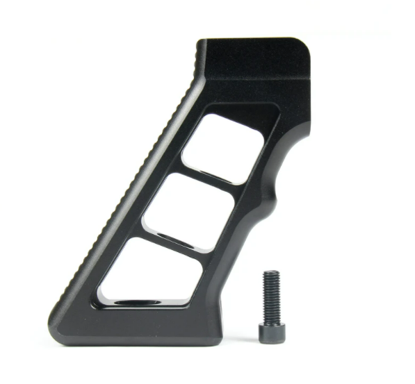 Presma Black Aluminum AR Skeletonized Rear Pistol Style Grip