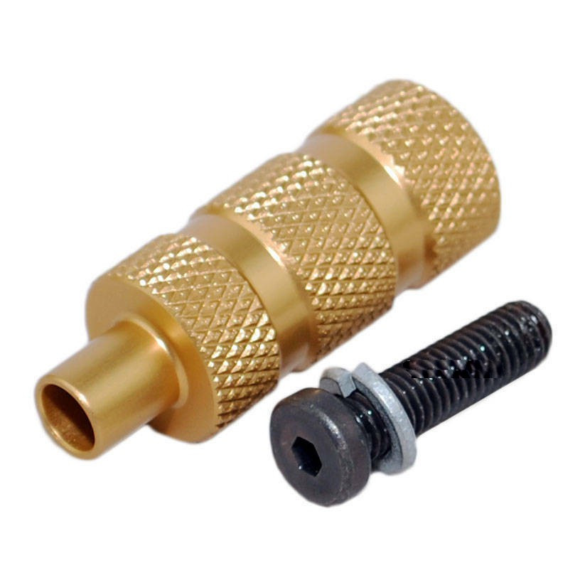 AR-15 .223 Gold Aluminum Extended Side Charging Handle Bolt