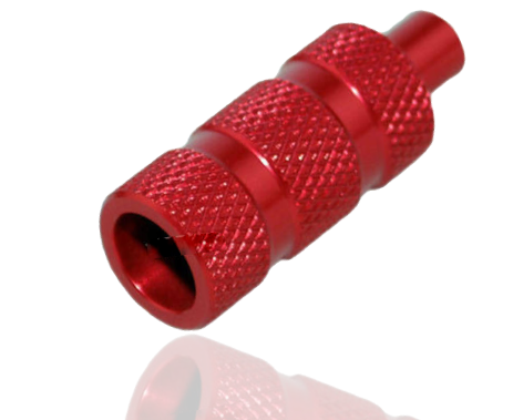 AR-15 Red Anodized Aluminum Extended Side Charging Handle Bolt