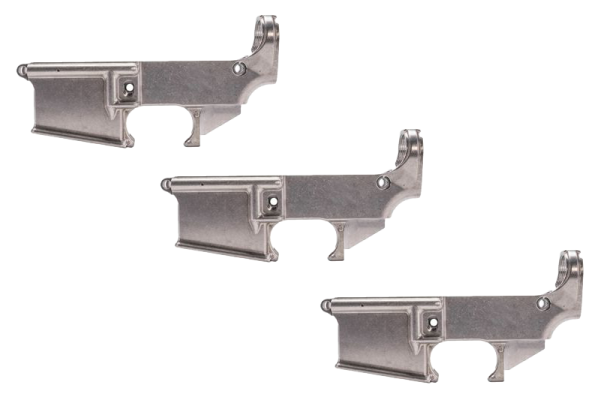 AR15 3 Pack 80% Raw Forged lower Receiver