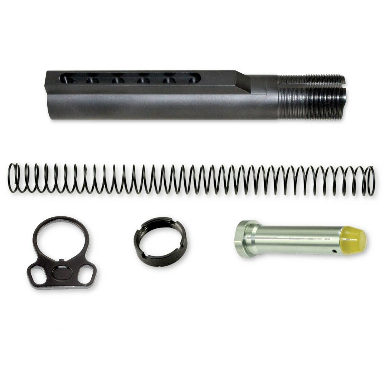 AR-15 Mil Spec Buffer Tube Enhanced Lower Parts Kit Combo