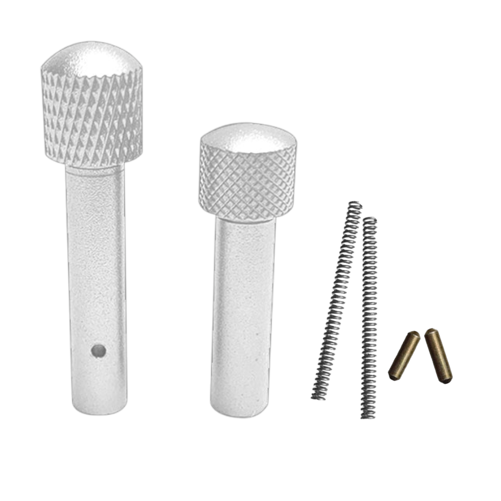 AR-15 Silver Extended Enhanced Takedown Pin Set