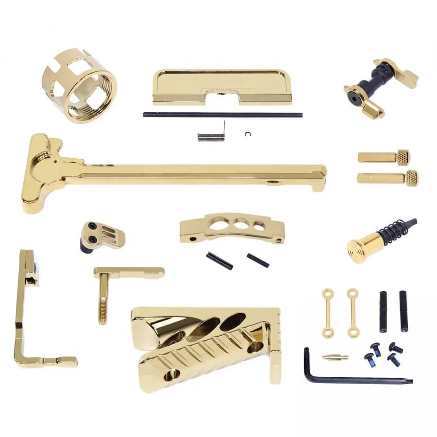 AR-15 Gold Plated Finishing Kit