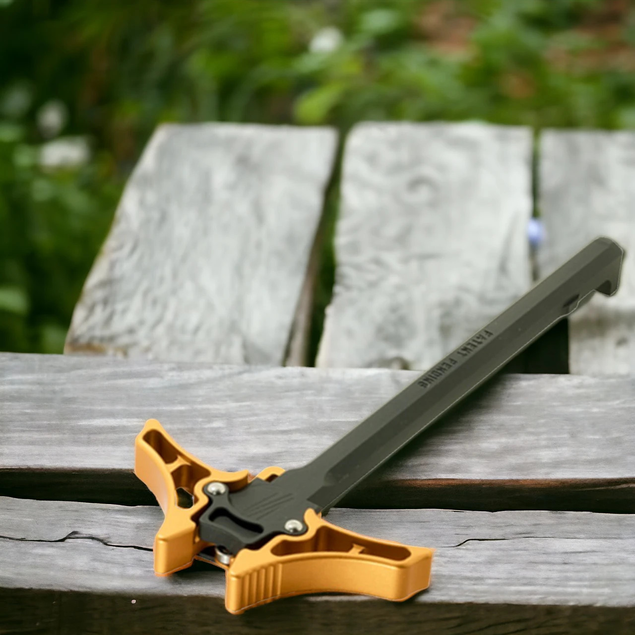 Timber Creek AR10 Orange Enforcer Ambidextrous Charging Handle