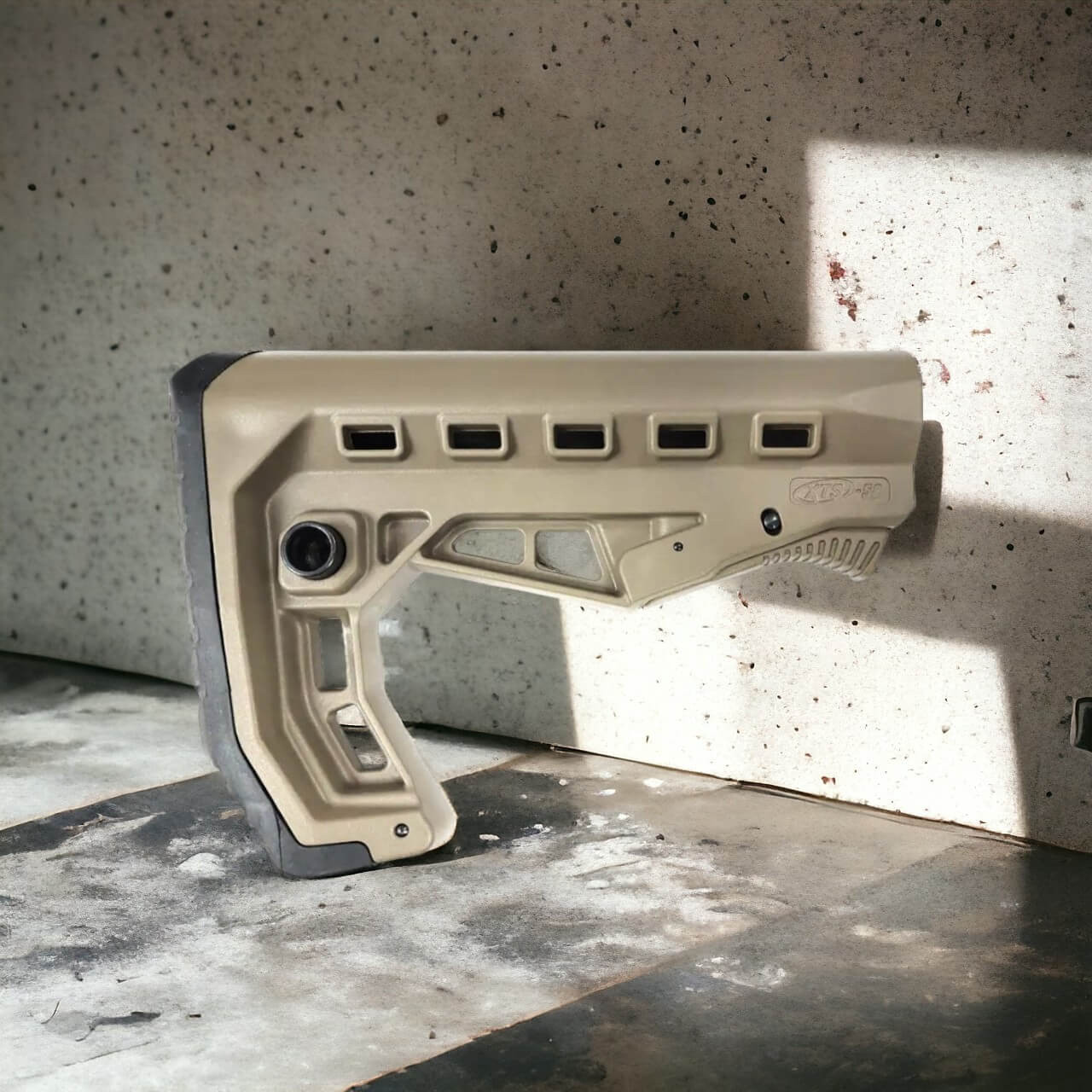 XTS Flat Dark Earth (FDE) Skeletonized AR Stock Buffer Tube Kit