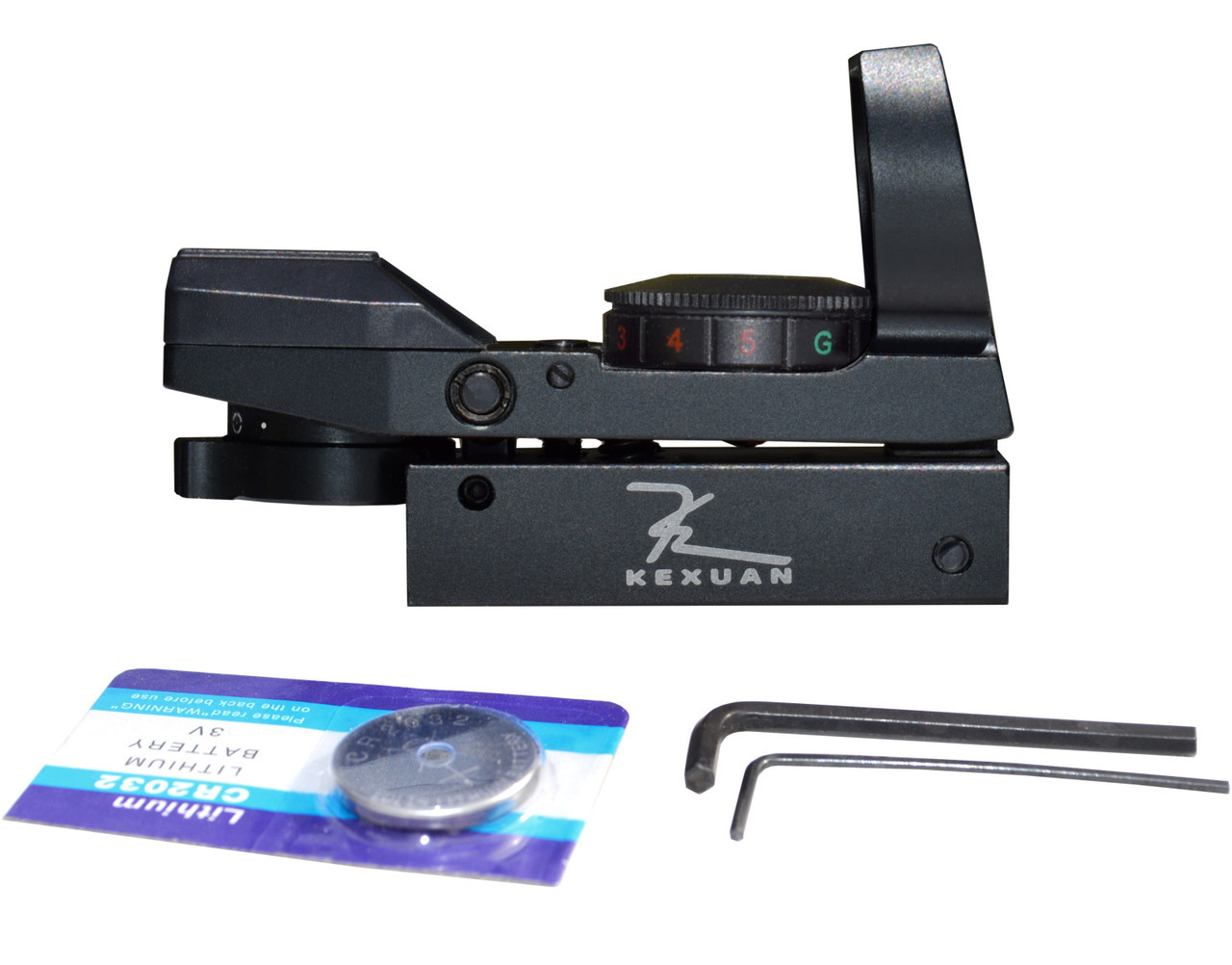 Mini Reflex Red/Green Dot Sight with 4 Reticle Patterns Picatinny Mount