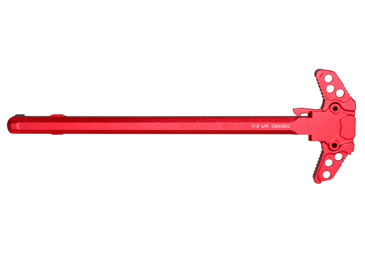 A1Armory AR-10 Red Holy Ambidextrous Charging Handle