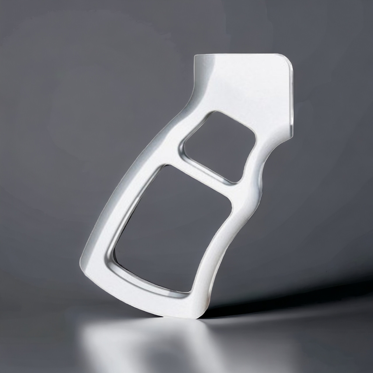 Presma Silver Skeletonized Ergonomic Rear Pistol Style Grip