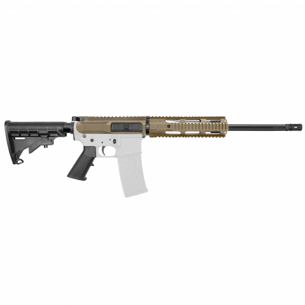 AR-15 16" Cerakote Color Rifle Build Kit w/ 10" QUAD RAIL