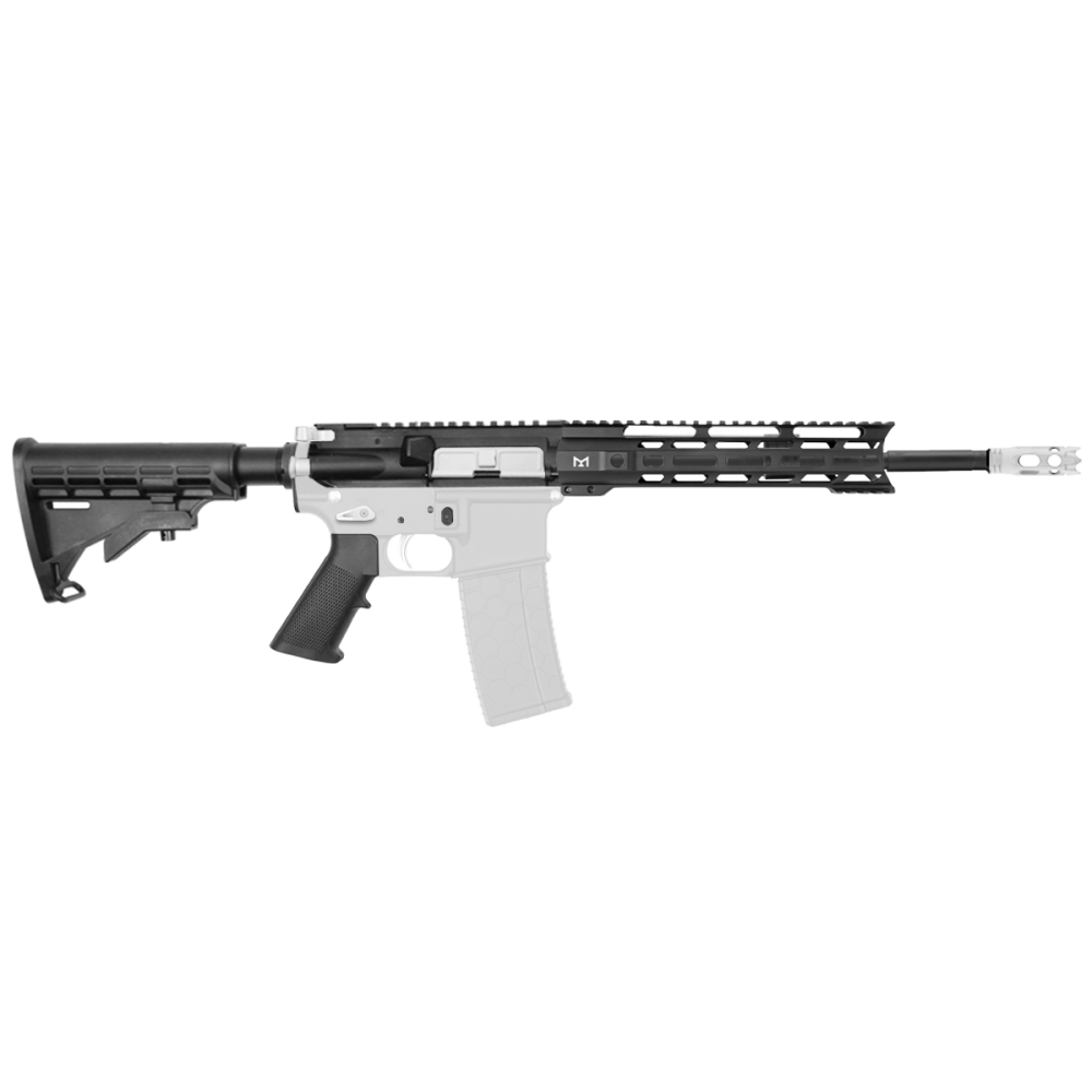 AR-15 5.56 NATO 16" Cerakote Bright White Enhanced Carbine Build Kit