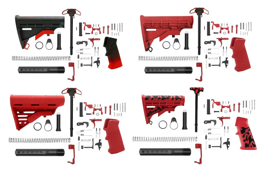 AR-15 Red Firearm Parts | Customize your build | Free Shipping | Best ...