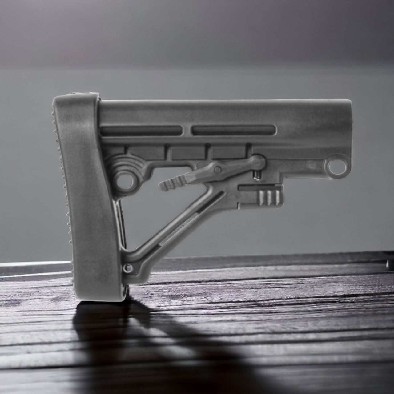 AR-15 Mil-Spec Adjustable LE Stock w/ Sling Adapter & Recoil Pad