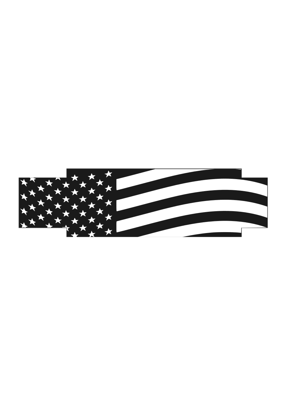 AR-15 American Flag Engraved Trigger Guard