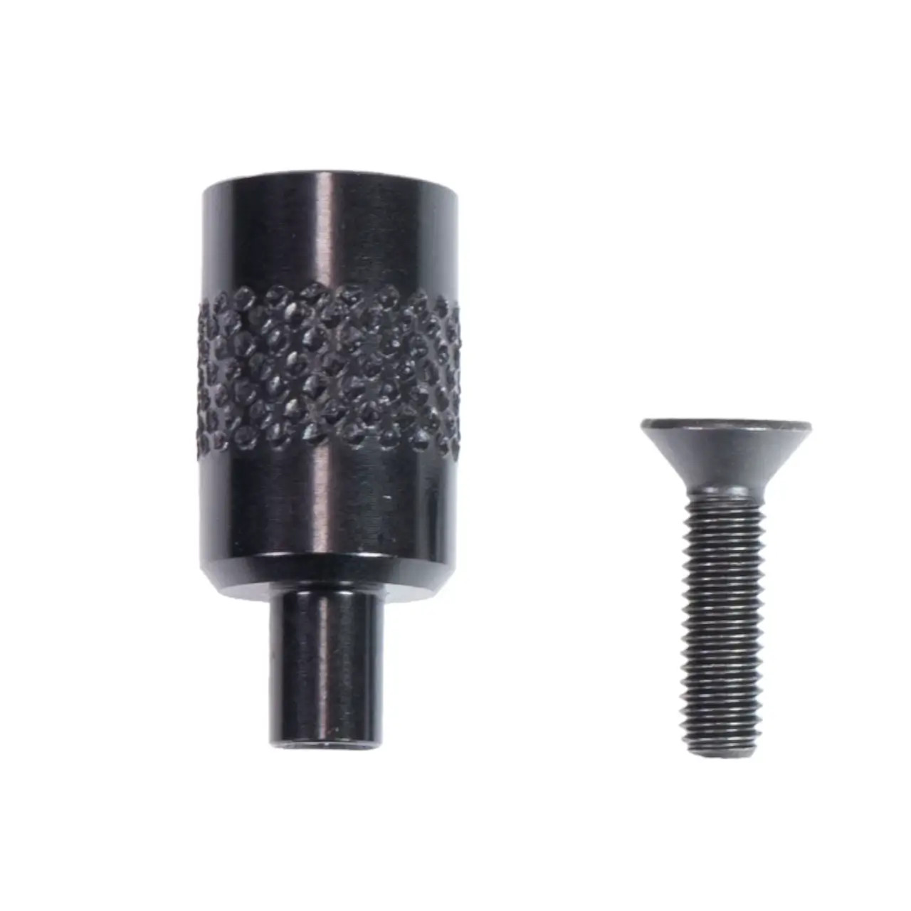 AR-15 Black Knurled 10/32 Side Charging Handle Bolt