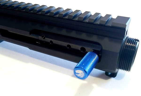 A1Armory AR15 Blue Knurled Side Charging Handle Bolt