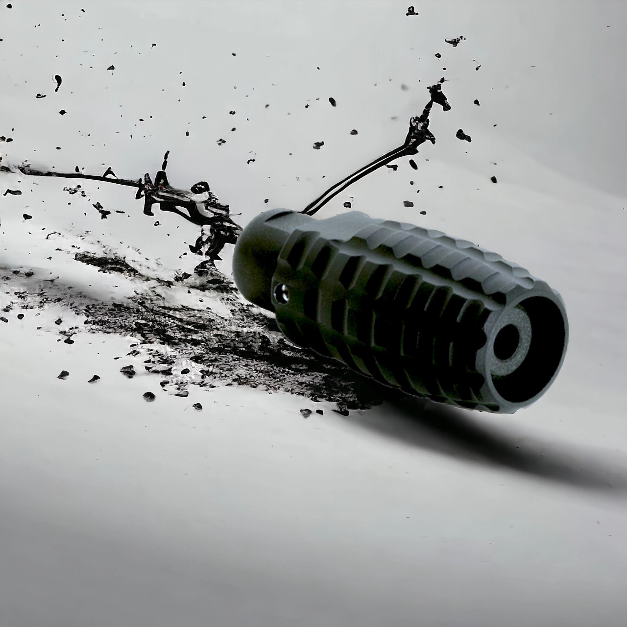 Timber Creek AR-15 .223 Black Muzzle Brake Blast Can Combo