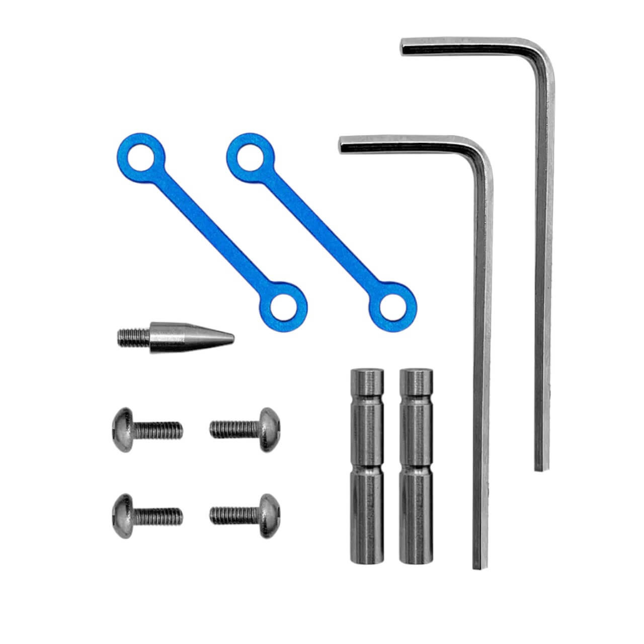 A1Armory AR-15 Anodized Blue Anti-Rotation Trigger/Hammer Pin Set