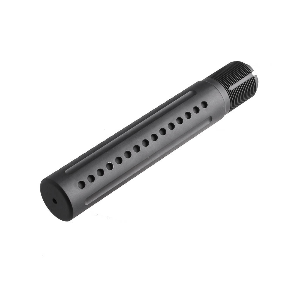 AR-15 Black Holy Fluted Pistol Buffer Tube Kit