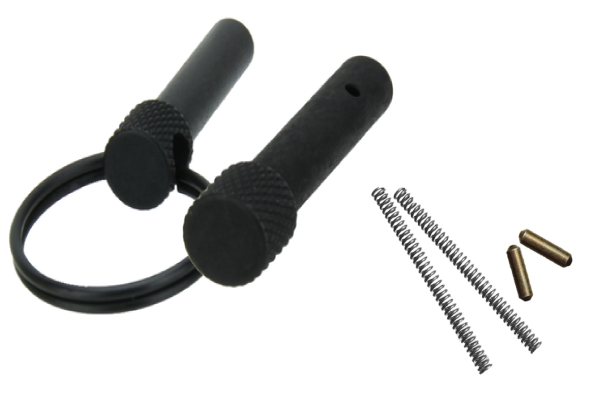 AR-15 Extended Knurled Takedown & Pivot Pin Set with Ring