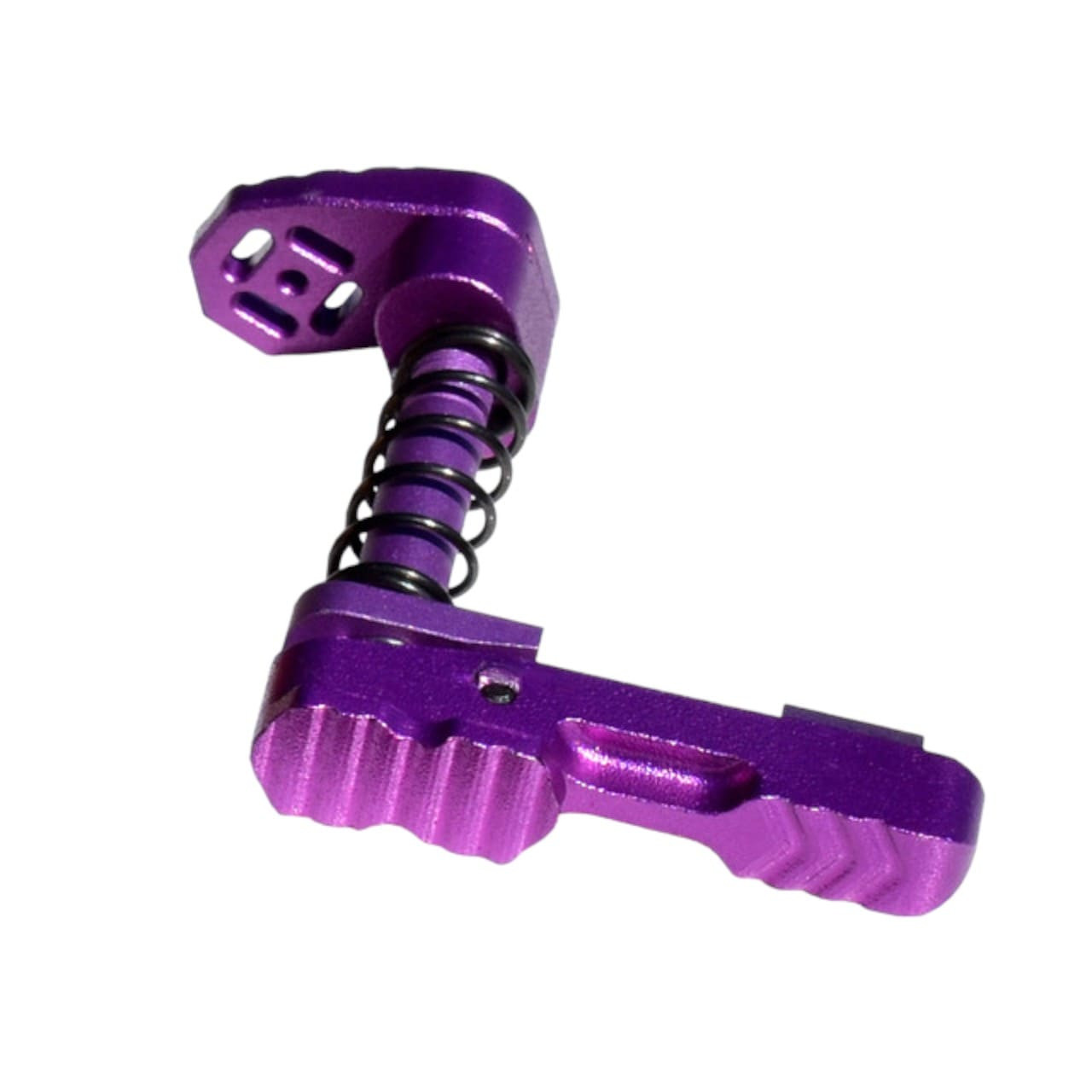 AR-15 Purple Ambidextrous Extended Modular Magazine Catch Release