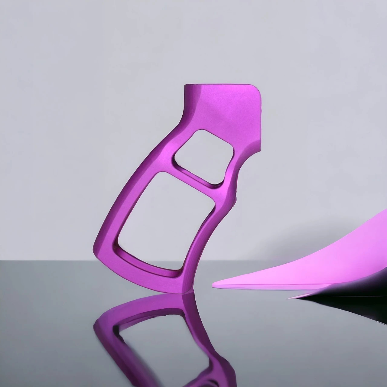 Presma Purple Skeletonized Ergonomic Rear Pistol Style Grip