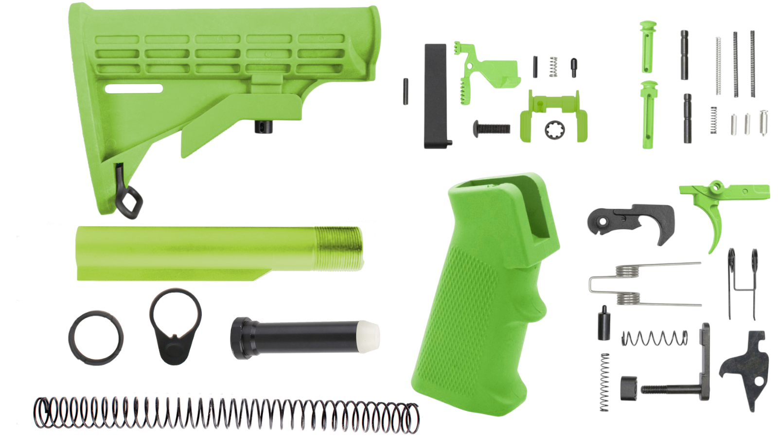 AR-15 Zombie Green Parts | Receiver Kits & Complete Uppers